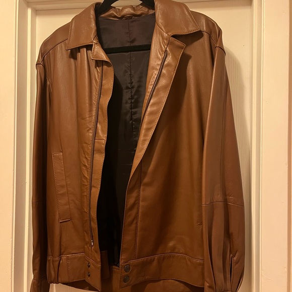 Dunhill | Jackets & Coats | Mens Vintage Dunhill Brown Leather Jacket ...